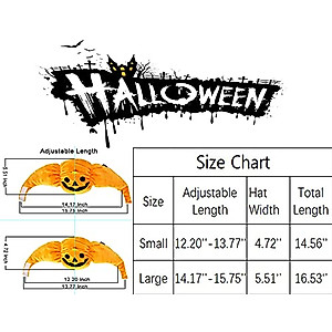 yolsun Cat Halloween Pumpkin Costume Puppy Kitten Pumpkin Hat Headdress for Halloween Cosplay Dress Up