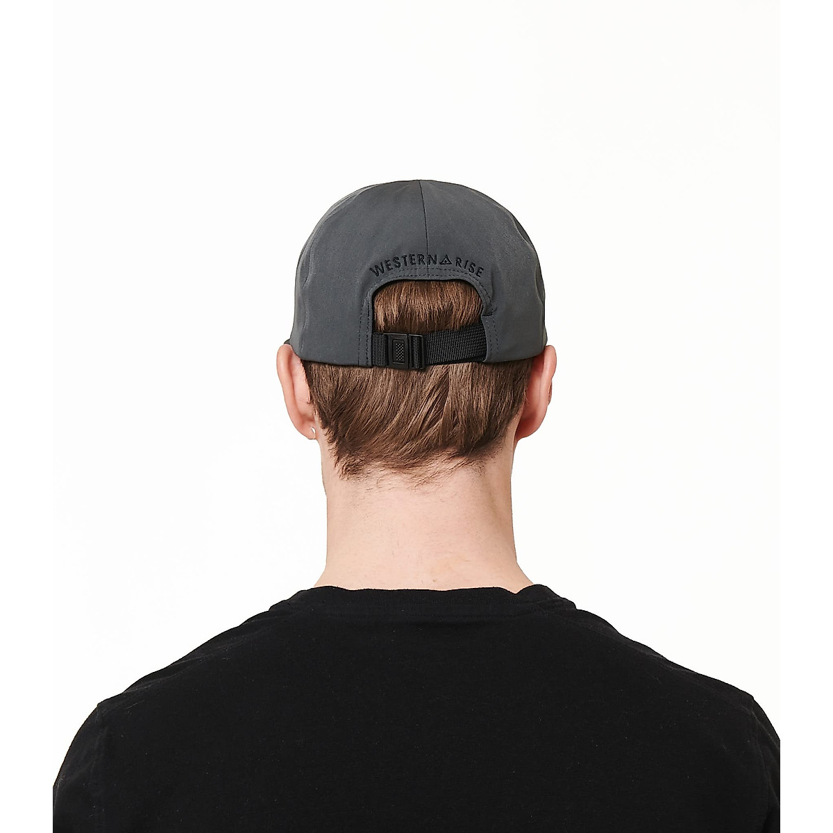 Western Rise Versa Men's Hat. Packable, Waterproof and Stretchy Designed for Maximum Versatility Charcoal