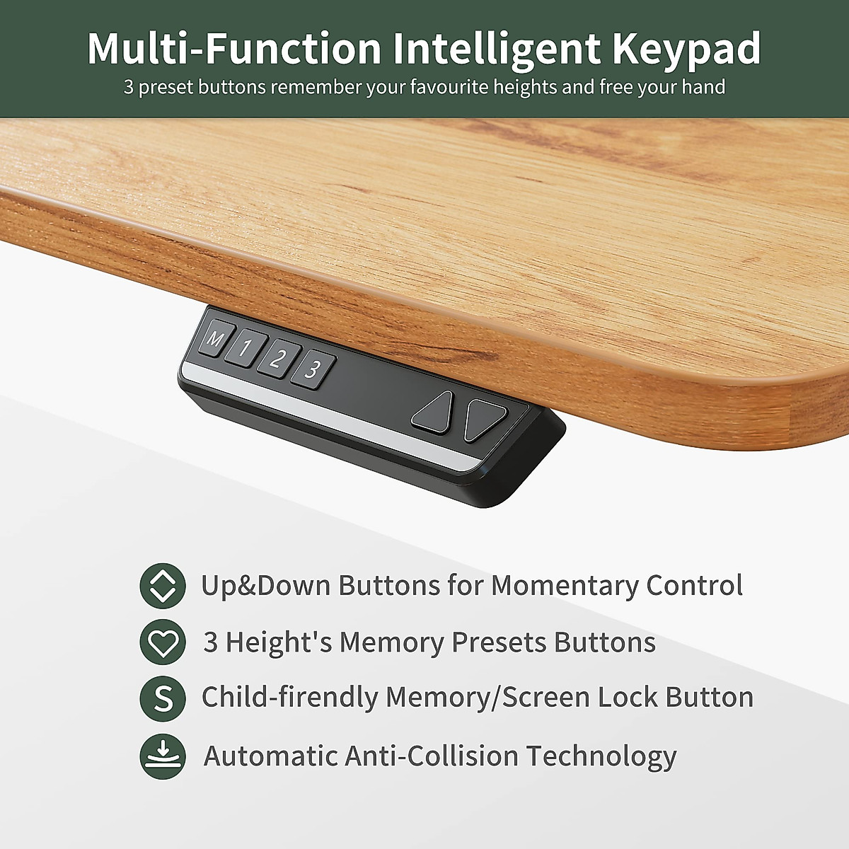 FEZIBO 63 Inch L Shaped Standing Desk & Mobile File Cabinet