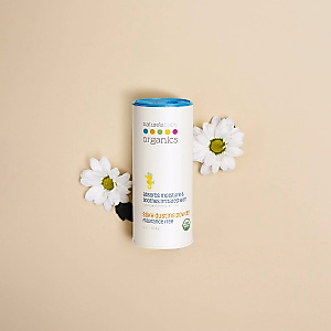 Nature's Baby Organics Baby Powder Corn Free/Talc Free Diaper Dusting Powder with Aloe Soft Gentle 100% Organic Baby Powder Hypoallergenic Fragrance Free, 4 oz Each, 2 Pack