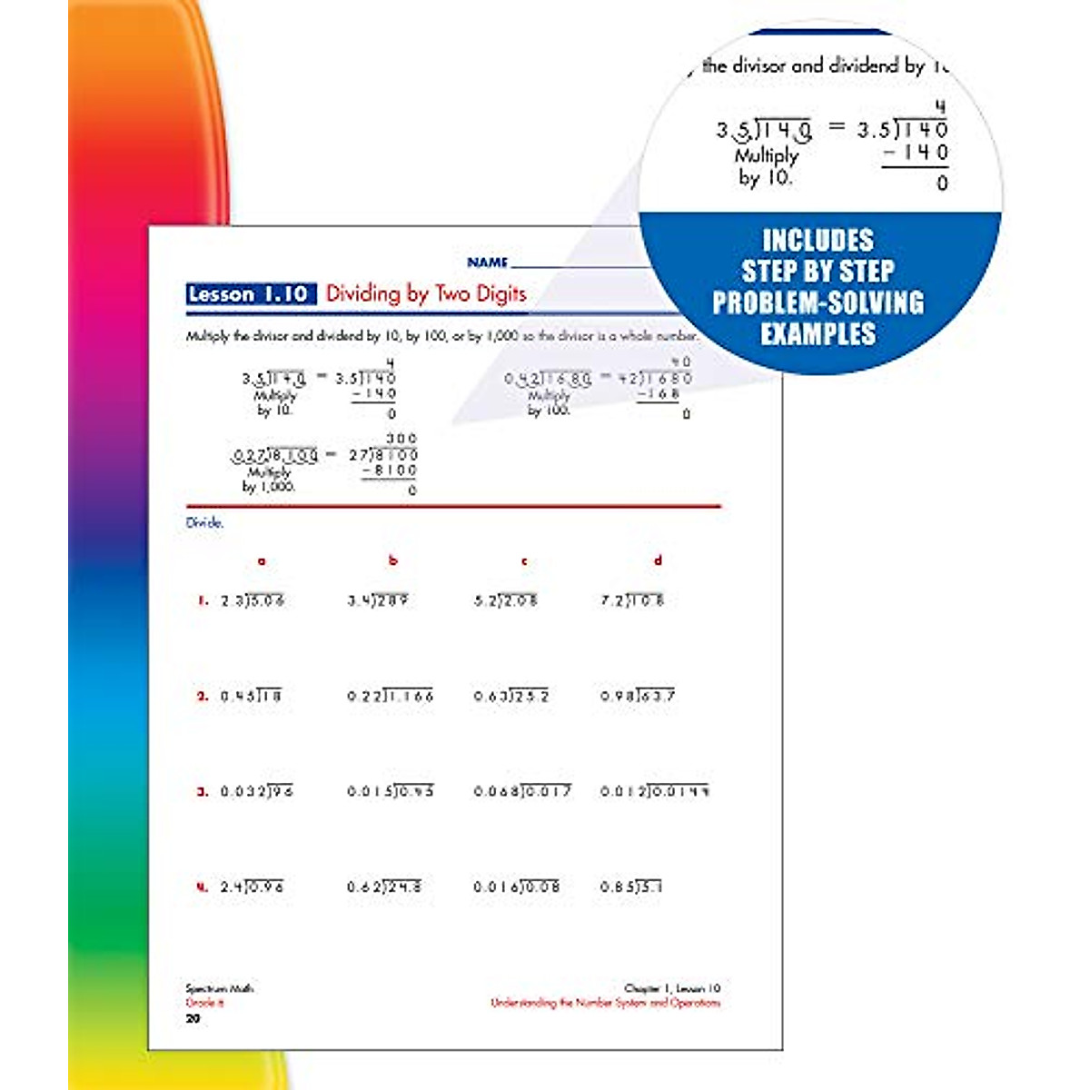 Spectrum Math, Grade 6