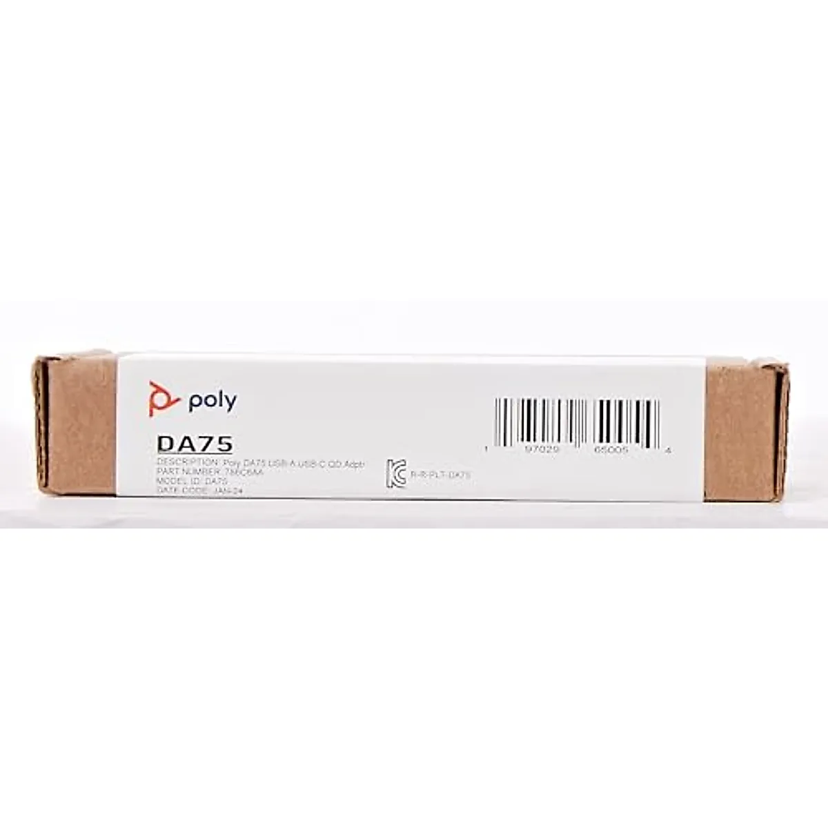 Poly DA75 USB-A/USB-C digital adapter - Works with Poly Call Center Quick Disconnect (QD) Headsets - Works with Avaya, Genesys,&Cisco call center platforms