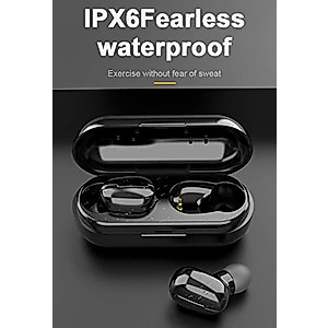 Invisible Earbuds Wireless Bluetooth Mini Ear Buds Tiny Waterproof Discreet Earphones Sleep Earbuds in Ear Hidden Earpiece Long Battery Life Headphones Smallest for Android iOS Sports Running Workout