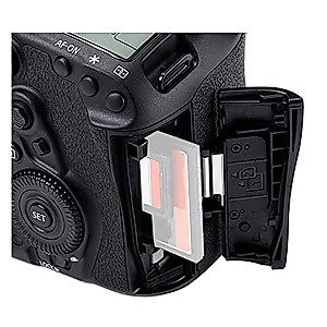 Canon EOS 5D Mark IV DSLR Camera w/EF 50mm f/1.8 STM Lens + 75-300mm F/4-5.6 III Lens + 420-800mm f/8.3 HD Manual Telephoto Lens + 2X 64GB Memory + Hood + Case + Filters + Tripod + More (35pc Bundle)