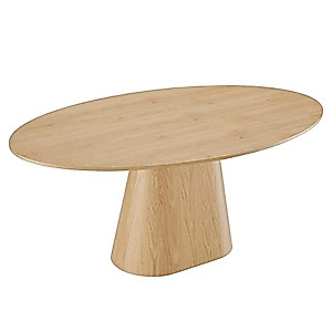 Modway Provision Dining-Tables, 43.5" L x 75" W x 30" H, Oak