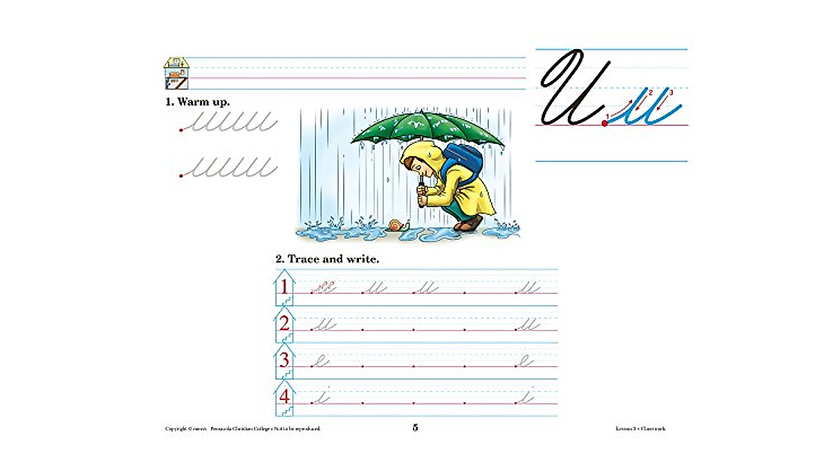 Writing with Phonics 1 - Abeka 1st Grade Cursive Penmanship Workbook