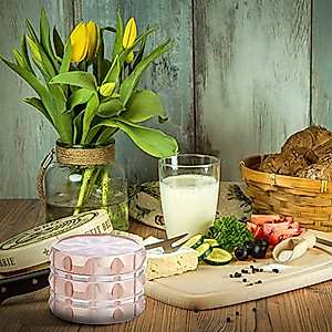 2.5" Aluminium Grinder with Clear Top, Best Gifts, Rose Gold.