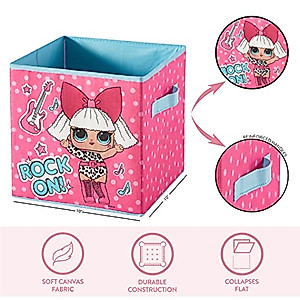 Idea Nuova LOL Surprise Set of 2 Durable Storage Cubes with Handles