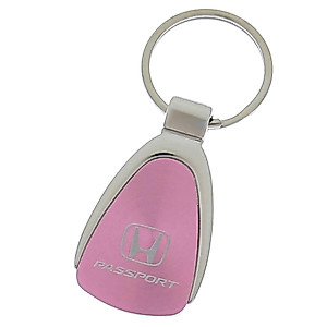 Au-TOMOTIVE GOLD Tear Drop Key Chain for Honda Passport (Pink)