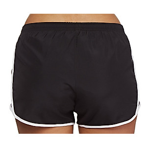 Nike Women's Dry 10K Running Shorts, Black/White/Dark Grey/Wolf Grey, X-Small