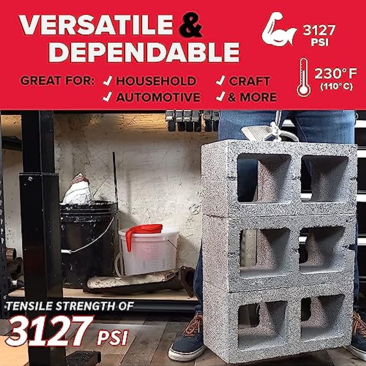 J-B Weld 8276 KwikWeld Quick Setting Steel Reinforced Epoxy - Dark Grey 2 oz