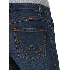 Wrangler Women's Willow Mid Rise Performance Waist Boot Cut Ultimate Riding Jean, Maggie, 7-32