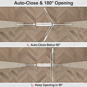 Fairy Baby Extra Wide Baby Gates 57.5-62 Inch, Auto Close Child Safety Gates for Stairs Banister Doorways Hallway Stairway,Indoor Safety Child Gates for Kids or Pets