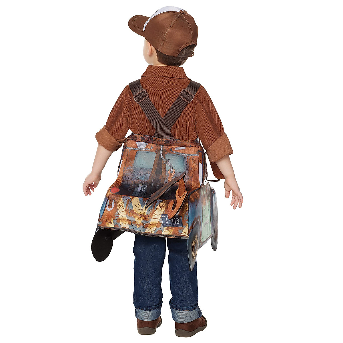 Spirit Halloween Cars Toddler Mater Ride-Along Costume | Officially Licensed | Disney | Pixar | TV and Movie Costume