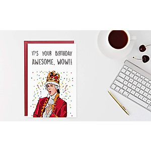 Hamilton Birthday Card,Musical Birthday Card,King George III Birthday Cards