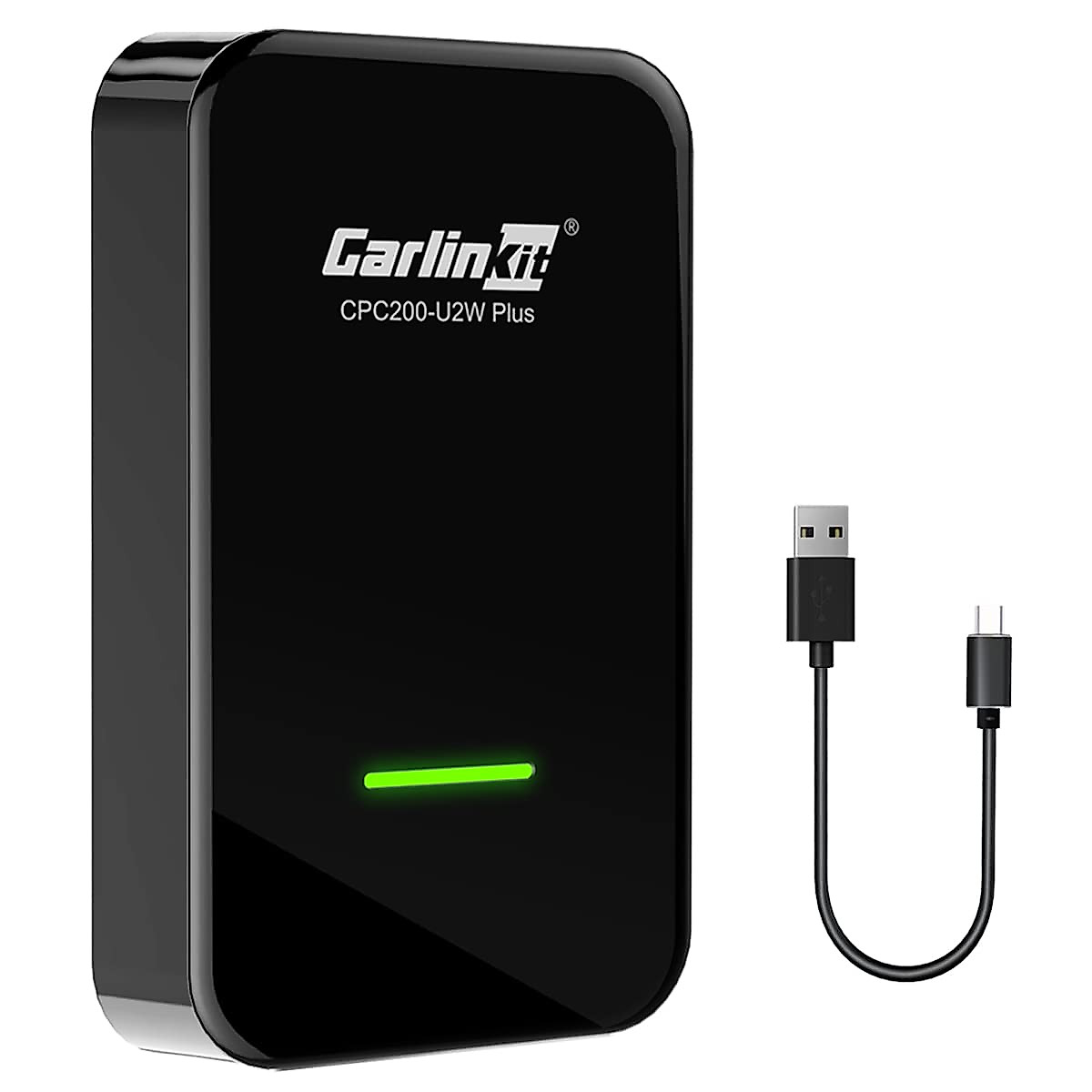 Citreal Wireless CarPlay Adapter Compatible with Factory Wired CarPlay for iPhone 6 to13 Pro MAX, Plug&Play Easy Setup Wireless Adapter Dongle Convert Wired to Wireless car Play Black CPC200-U2W Plus