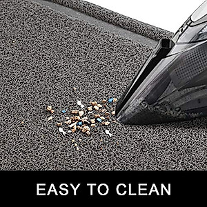 SHUNAI Dog Mat for Food and Water Under Bowl and Feeder, 35 x 24 Inches Large Dog Bowl Life Food Pet Mats for Dogs and Cats, Silicone Non Slip for Floors, Easy to Clean