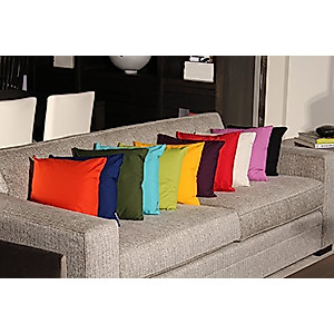 PILLOW DÉCOR Caravan Cotton Purple 18x18 Throw Pillow