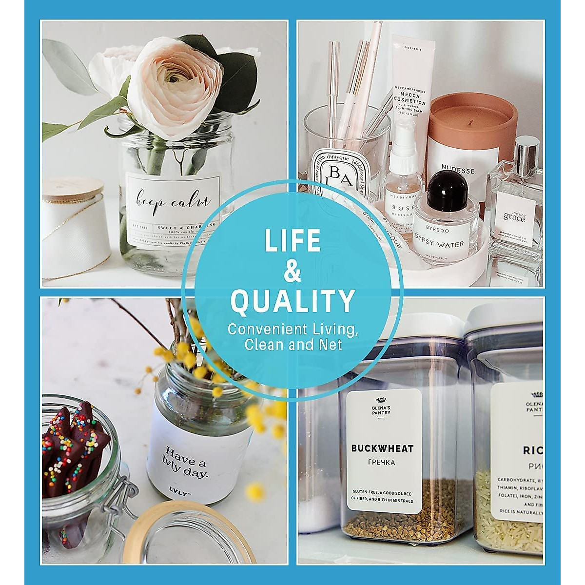 Phomemo M220 Label Maker - 3.14 Inch Barcode Printer - Portable Bluetooth Thermal Label Sticker Maker Machine for Mailing, Jars, Qr Code, Address, Compatible with iOS, Android,with 4 Rolls Labels