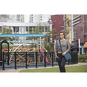 Travelon Anti-Theft Active Small Crossbody, Teal, 43126 380