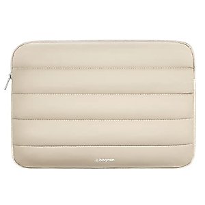 Bagasin Puffy Laptop Sleeve Case 13 13.3 inch,Laptop Carrying Case for MacBook Air M2/M1 2022-2018, MacBook Pro 2022-2016 M2 M1, 12.9 iPad Pro 6-3 Gen, Water Resistant Laptop Bag