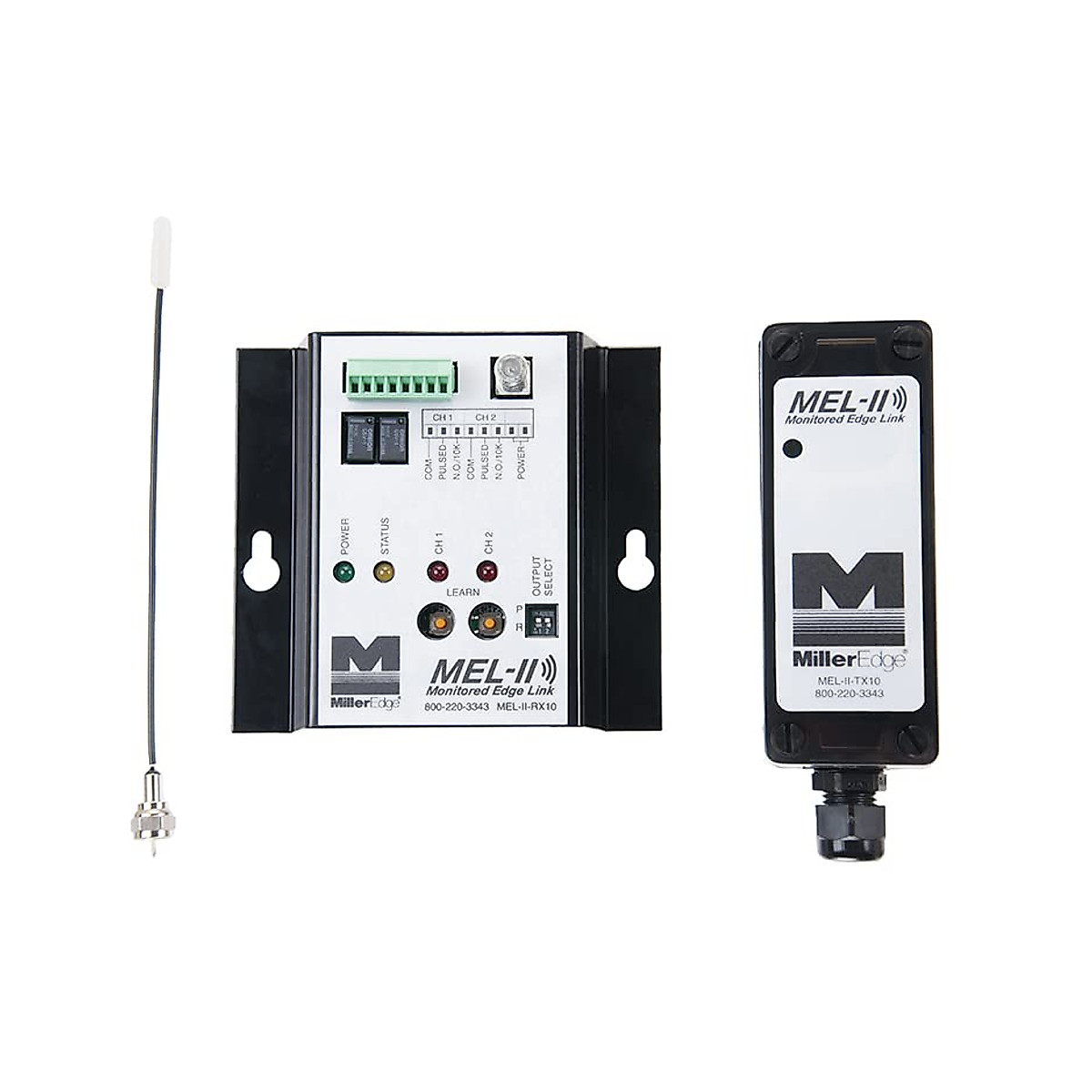 Miller Edge MEL-II-K10: Mel-II Monitored Wireless Door Transmitter and Receiver