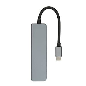 USB C Hub, 5 in 1 Multi Port Docking Station, 5Gbps USB C Multiport Adapter with USB SD TF Port, Fast Heat Dissipation, Compatible with PC Laptop Printer USB Flash Drive
