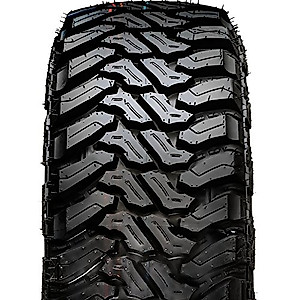 Accelera M/T-01 Mud Off-Road Light Truck Radial Tire-LT235/75R15 235/75/15 235/75-15 104/101Q Load Range C LRC 6-Ply BSW Black Side Wall