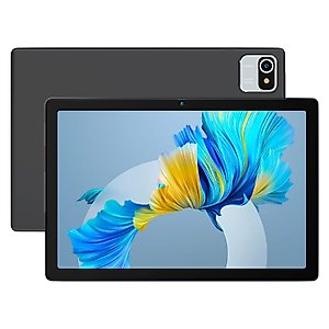 HAPPYBE 10 Inch Tablet Android 10 IPS HD Display Quad-Core 32GB 6000mAh Tablets (Grey)