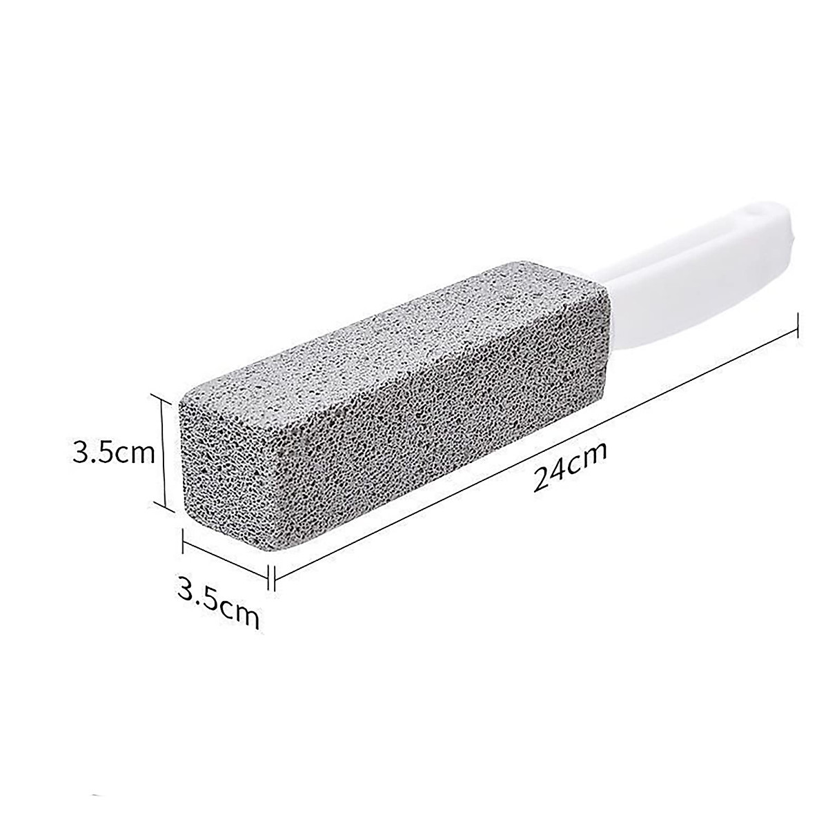 Jowmoy Pumice Stone Toilet Bowl Cleaner, Pumice Stone for Toilet Cleaning, Toilet Pumice Stone with Handle, (2 Pack)