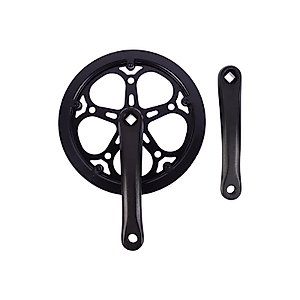 BESPORTBLE Single Crankset MTB Crankset 52T 170mm Crank Arm Mountain Bike Crankset for Single Bike, Road Bicycle, Fixed Gear