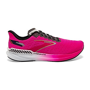 Brooks Women’s Hyperion GTS Supportive Running Shoe - Pink Glo/Green/Black - 8.5 Medium