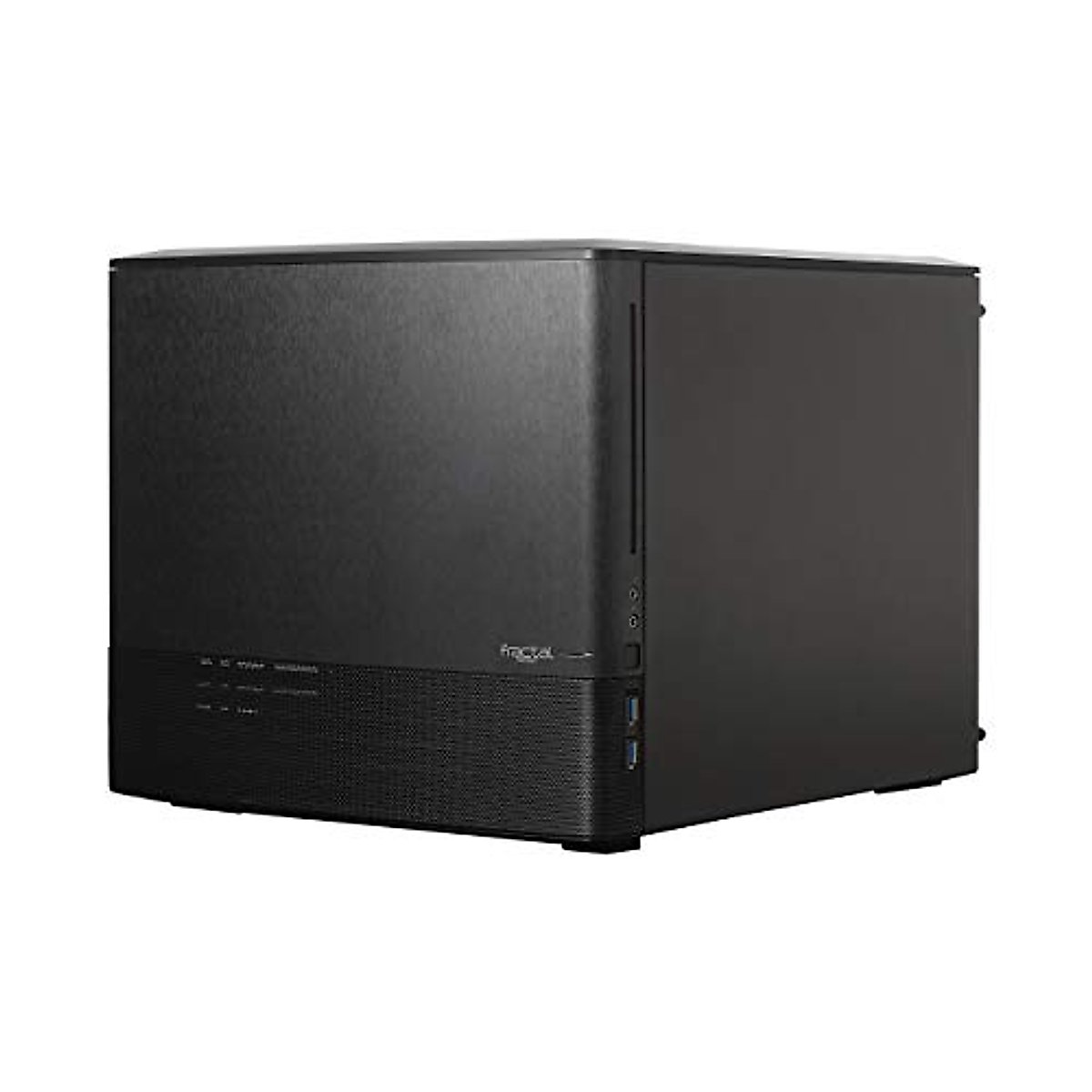 Fractal Design Node 804 - Black - Cube Compact Computer Case - mATX - High Airflow - Modular Interior - 3X Fractal Design Silent R2 120mm Fans Included - USB 3.0 -Window Side Panel