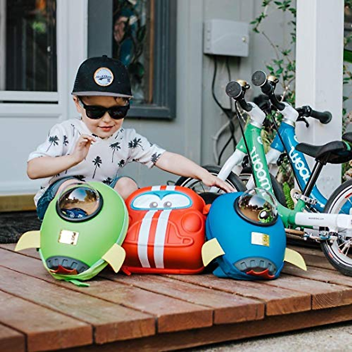 KIDDIETOTES Rocket Backpack for Toddlers, and Children - Perfect for Daycare, Preschool, Kindergarten, and Elementary School