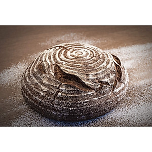 9 Inch Banneton Bread Proofing Basket - Plastic Banneton Sourdough Proofing Basket for Bakers - Anti stick Baskets for Bread Baking - Easy Removal of sticky dough