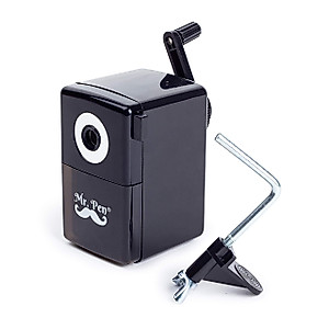Mr. Pen- Manual Pencil Sharpener, Pencil Sharpener, Desk Pencil Sharpener, Pencil Sharpener for Colored Pencils, Pencil Sharpener Manual, Pencil Sharpener for Kids, Pencil Sharpener Handheld.