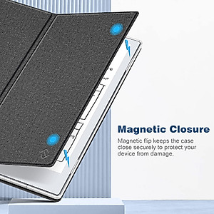 Fintie Folding Case for Remarkable 2 Paper Tablet 10.3 inch (2020 Released) - Premium PU Leather Foldable Stand Cover with Pen Holder (Not Fit Remarkable 1), Gray