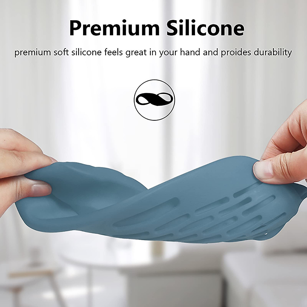 HUAYUWA Silicone Cover Sleeve (Blue) Compatible for Bose SoundLink Flex Bluetooth Portable Speaker