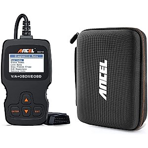 ANCEL AD310 Classic Enhanced Universal OBD II Scanner Car Engine Fault Code Reader with ANCEL Protective Case Storage Bag