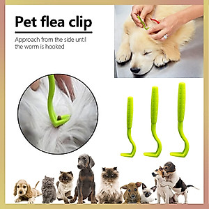 3 Sizes Tick Removal Tool for Dogs, Cats and Humans Plastic Tick Puller Tick Grabber Entire Head & Body Pain-Free (1 Pack)