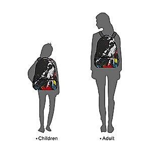 xigua Baseball School Backpack Bookbags for Students Girls Boys Women Men,Laptop Shoulder Bag Daypack for Travel Hiking Camping Sports,16 Inch