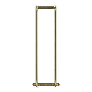 Danpoo Towel Racks for Bathroom Wall Mounted, Towel Storage Organizer, Stainless Steel Bath Towels Holder for Rolled Towels, with 2 Hooks, Brushed Gold