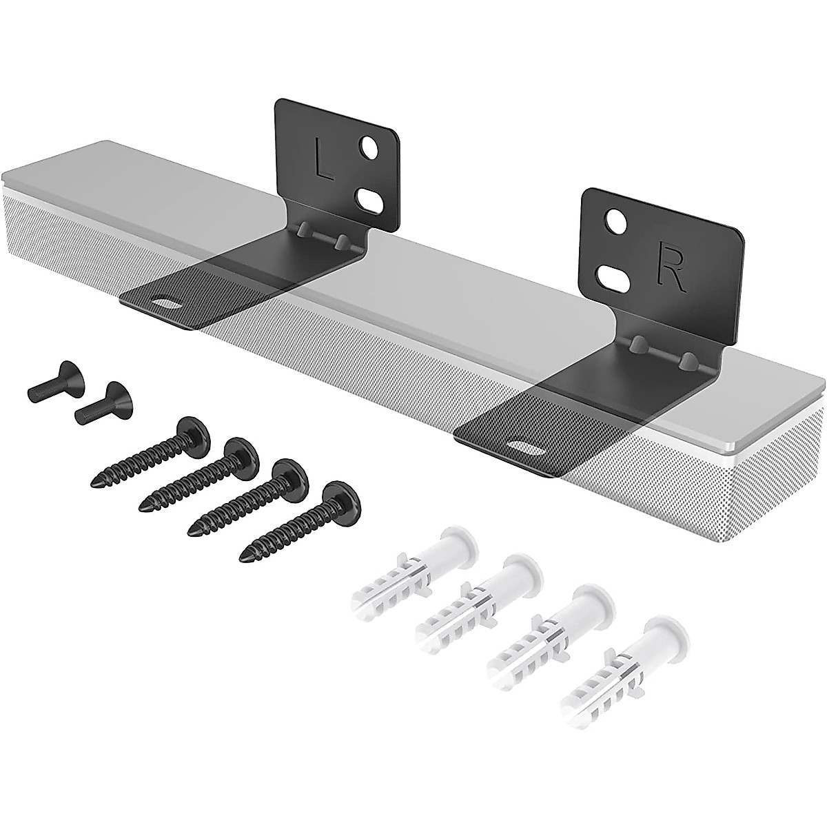 WFSZBP Black Wall Mount Bracket for Bose WB-300 Soundbar 300 500 700 850 900 Speaker