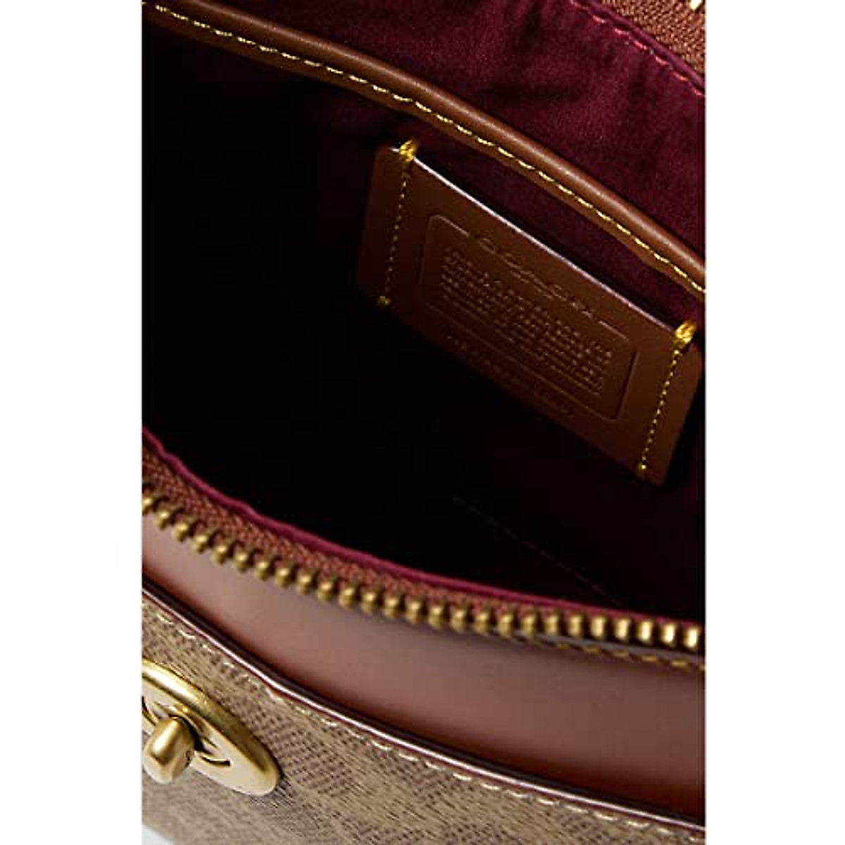 COACH Chaise Crossbody 19 Tan Rust One Size