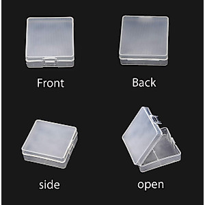 WAYLLSHINE (Pack of 6 9V Battery Storage Case, 9 Volt Battery Storage Box, 9 Volt Battery Storage Organizer for 2 x 9V Battery Container