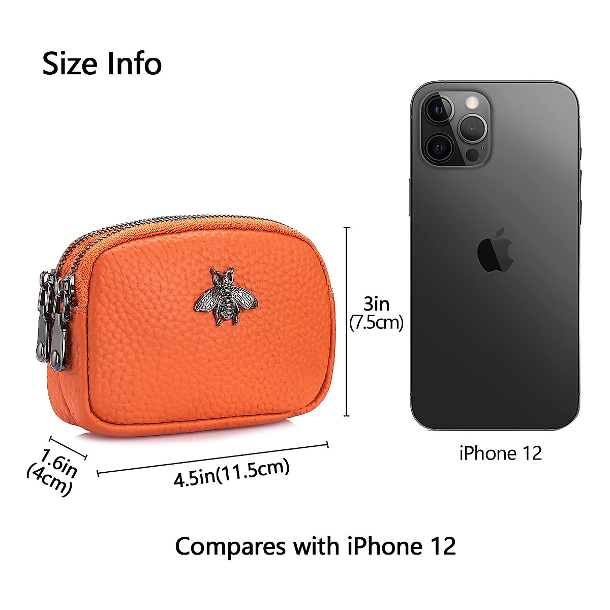 imeetu (Bundle of 2 Sets) Credit Card Holder Wallet and Small Women Coin Pouch