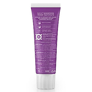 R.O.C.S. Toothpaste - Mineralin Complex with Calcium Bromelain, Xylitol - Teeth Enamel Strengthening, Plaque Prevention - Dental Care and Protection (Magnesium, Pack of 1)