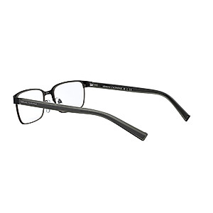 A|X ARMANI EXCHANGE Men's AX1042 Rectangular Prescription Eyewear Frames, Matte Black/Demo Lens, 56 mm