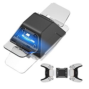 PS5 Controller Charger Station, Fast Charging Playstation 5 Controller Charging Station with LED Indicator Light and USB C Charger Cable