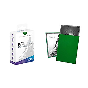 Ultimate Guard Matte Green Katana Sleeves Standard Size Standard Size 100 ct Card Sleeves Individual Pack